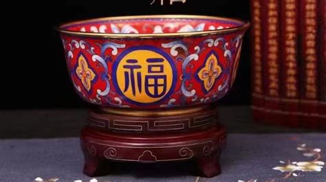 工艺美术特级大师戴嘉林景泰蓝鼎力钜制富贵多福宝碗 哔哩哔哩