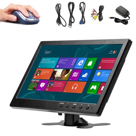 MONITOR LED 10 CALI HD Z HDMI VGA AV BN 12V EKRAN LCD CZARNY Sklep Opinie Cena W Allegro