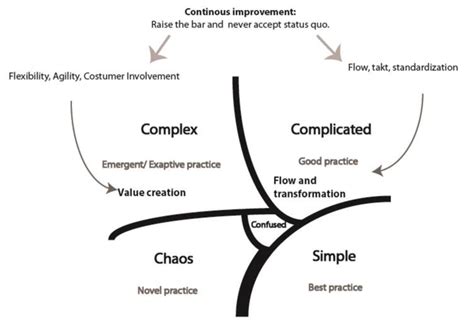Modified Cynefin Framework With Guiding Principles For Flow And Value Download Scientific