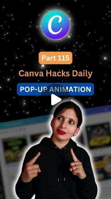 Create Amazing Pop Up Animation In Canva Up Animation Canva Tutorial Canvas