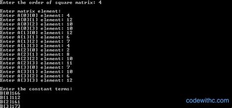 C Program For LU Factorization LU In C Code With C