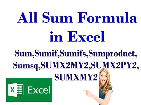 All Sum Formula In Excel Ad Computer Campus