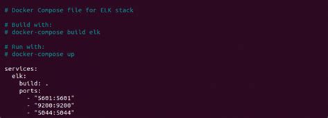 how to run elk stack on docker