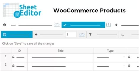 Wp Sheet Editor Woocommerce Products Premium 1 8 7 Wp Themes And Plugins