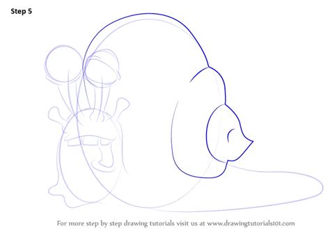 How To Draw Shell Shocked Snail From The Ugglys Pet Shop The Ugglys Pet Shop Step By Step