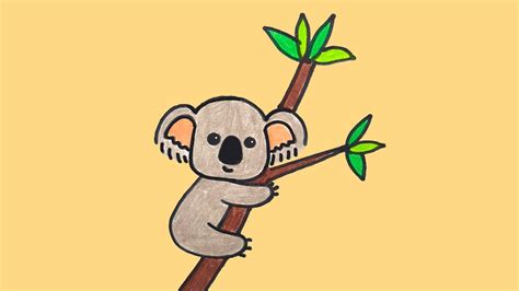 귀여운 코알라 어떻게 그리는지 아세요 함께 따라그려봐요 Youtube