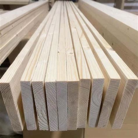 Customizable Solid Wood Panels Fresh Texture Spruce Pine Wood Bed Board