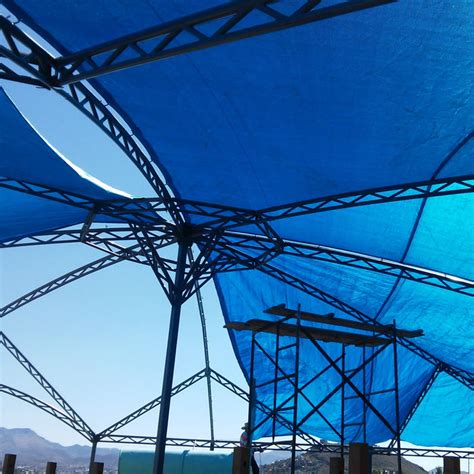 Instalación De Malla Sombra Y Estructura — Maplasa