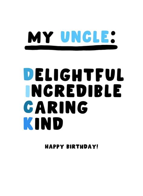 Uncle Dick By Pink Peach Cards Cardly