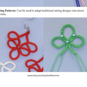 Micro Macrame Knots And Practical Applications PDF Guide Etsy