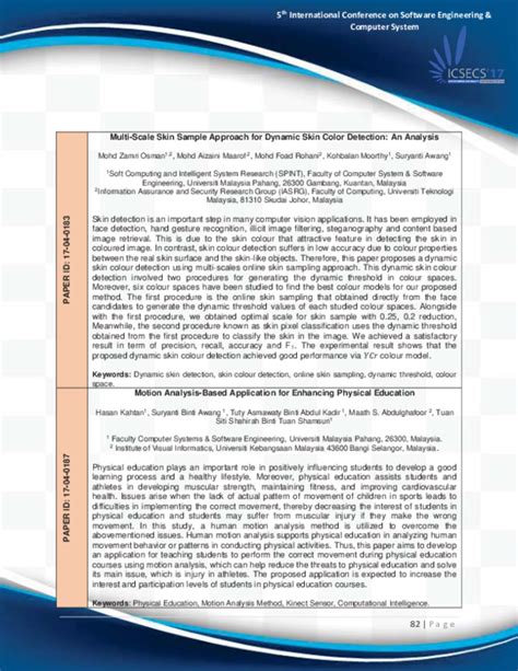 Pdf Multi Scale Skin Sample Approach For Dynamic Skin Color Detection An Analysis