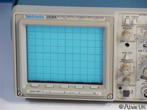 Tektronix 2221a 100mhz Analogue Digital Oscilloscope Dual Trace Tv Trig Gpib