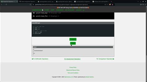 Python Assignment Operators Youtube