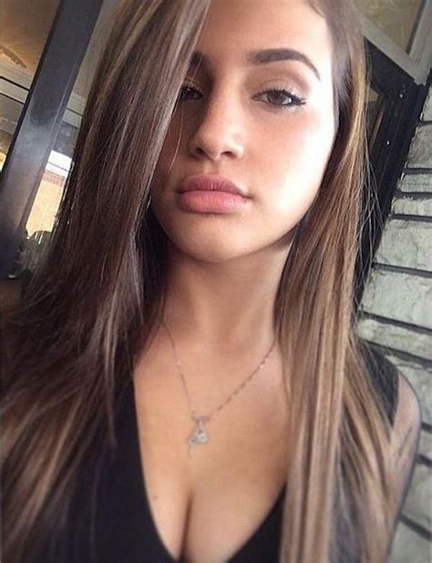 Brunette Selfie Telegraph