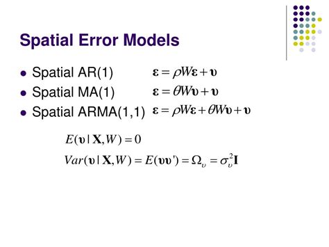 PPT Spatial Econometric Analysis PowerPoint Presentation Free Download ID