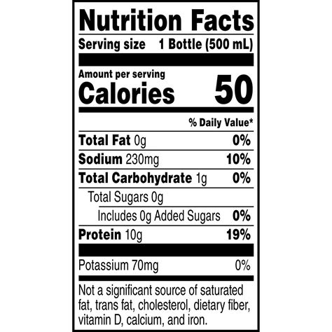 Gatorade Nutrition Facts 20 Oz