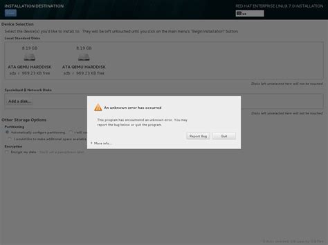 An Unknown Error Has Occurred Red Hat Customer Portal