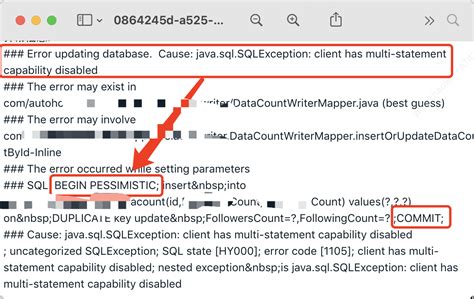 Faq Client 出现报错：client Has Multi Statement Capability Disabled Tidb 的问答社区