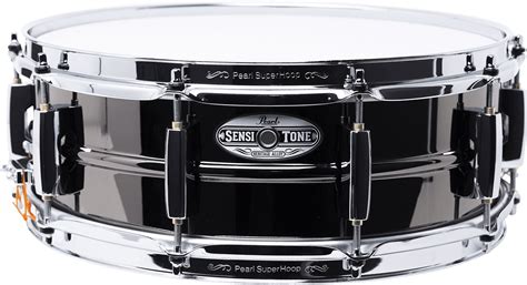 Pearl Sth1450br Sensitone Heritage Alloy 14 X 5 Laiton Noir Snare