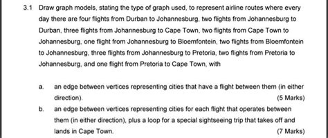Solved 31 Draw Graph Models Stating The Type Of Graph