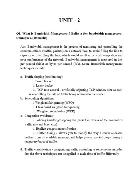 Stn Qb Unit 2 Pdf Computer Network Mimo