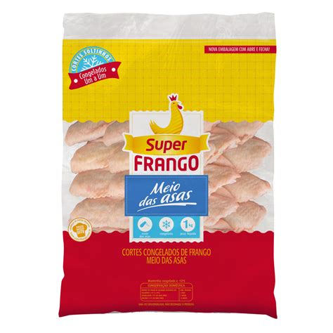 Meio Da Asa De Frango Congelada Super Frango 1kg Gtin Ean Upc 7898040082659 Cadastro De