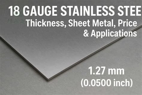 16 Gauge Vs 18 Gauge Stainless Steel Huaxiao Ss