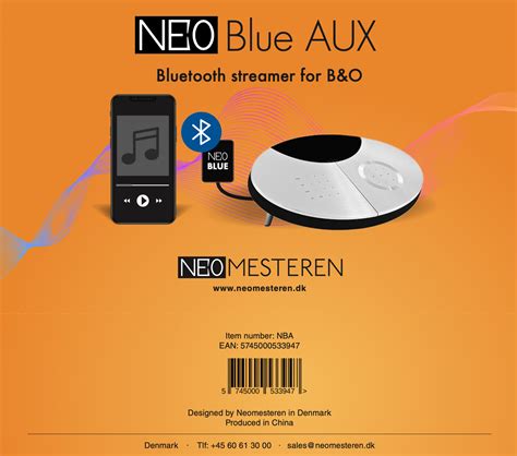 Neo Blue Bluetooth Til Bando Trådløs Lydkvalitet Neo Shop