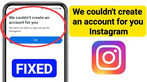 We Couldnt Create An Account For You Instagram Fix We Couldnt