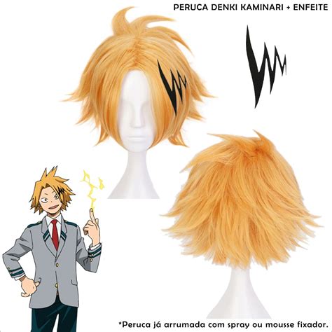 Cosplay Denki Kaminari De Alta Qualidade Fantasia Do Anime My Hero