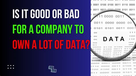 Is It Good Or Bad For A Company To Own A Lot Of Data Reviewmaster Den