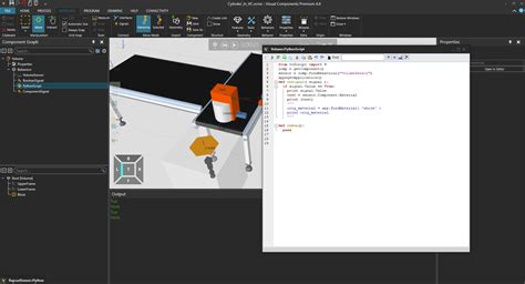 Volume Sensor Based On Material Python Programming Visual Components The Simulation Community