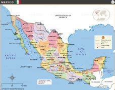 Jalisco State Map With Cities Roads And Rivers