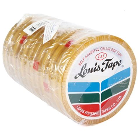 เทปใส แกน 3 นิ้ว 1 นิ้วx36 หลา แพ็ค6ม้วน หลุยส์ Shopee Thailand