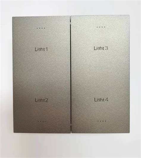 Tuya Smart Zigbee Light Push Button Metal Wall Switch 1 2 3 4 6 Gang China Smart Switches And