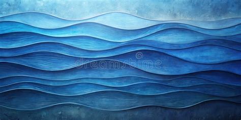 Abstract Blue Wave Pattern Background Design Serene Undulating Lines