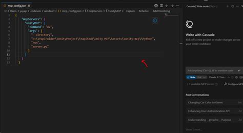 Unity Mcp 架設方法