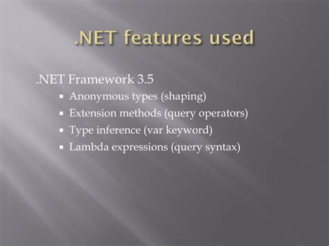 Ppt What Is Linq Powerpoint Presentation Free Download Id