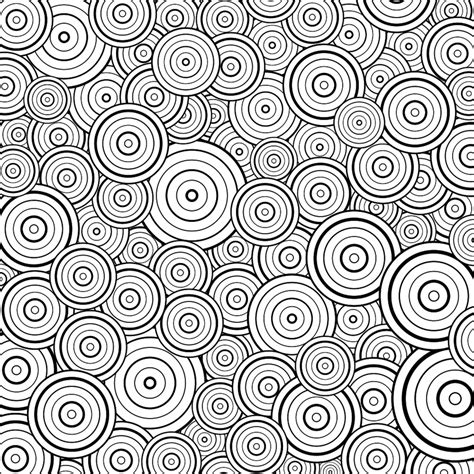 Abstract Circle Black Line Pattern Design Decoration Background Circle