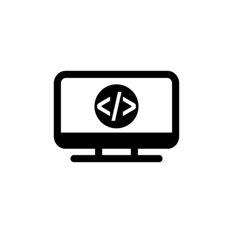 Coding Icon Vector Design Templates Vector Art At Vecteezy