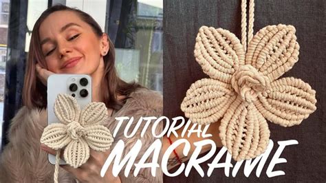 DIY Macrame Flower With Lace Petals Tutorial Macrame Patterns Macrame Patterns Tutorials