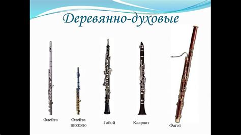 Гобой деревянный духовой музыкальный инструмент фото и описание