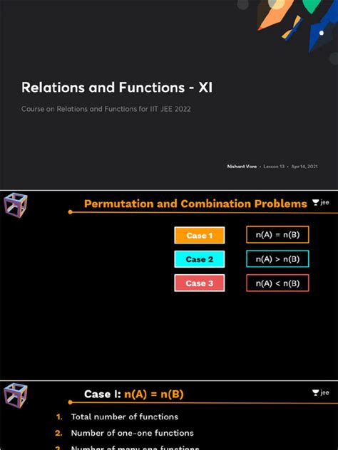 Relations And Functions Xi With Anno Pdf