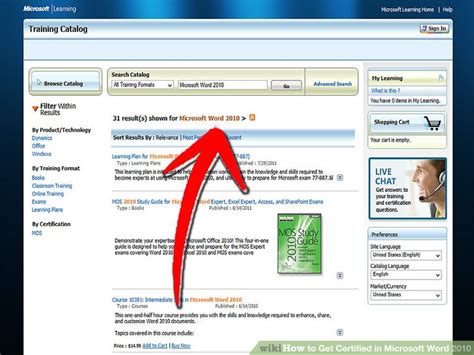 how to get certified in microsoft word 2010 11 steps