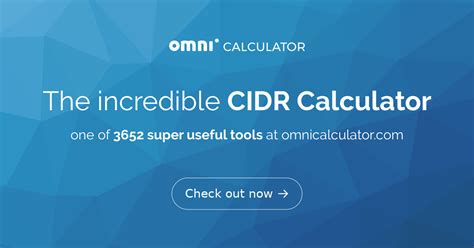 Cidr Calculator