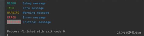 Python学习之 Logging模块及彩色日志详解python Logging颜色 Csdn博客