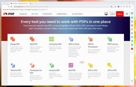 한글 Hwp Ppt  워드 엑셀 파일 Pdf 변환 Ilovepdf 간단해 네이버 블로그