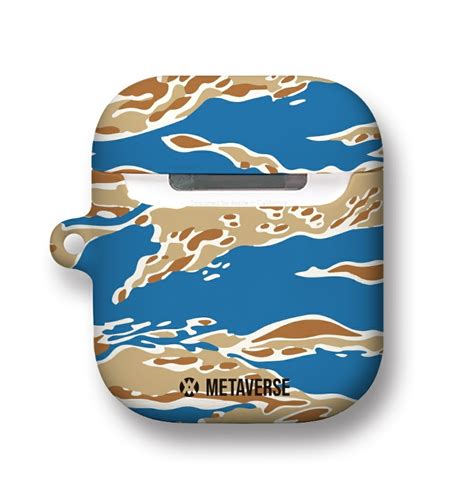 호환용 에어팟에어팟프로 케이스 타이거 스트라이프 블루tiger Stripe Blue 티몬