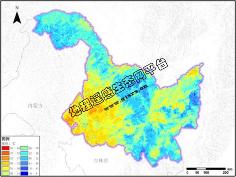 全国地表温度空间分布数据 地理遥感生态网