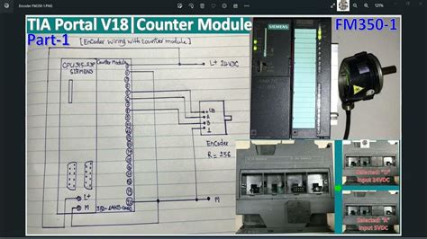 Tia Portal V18 Connect With Plc S7 300 Read Data From Encoder Part 1 Youtube